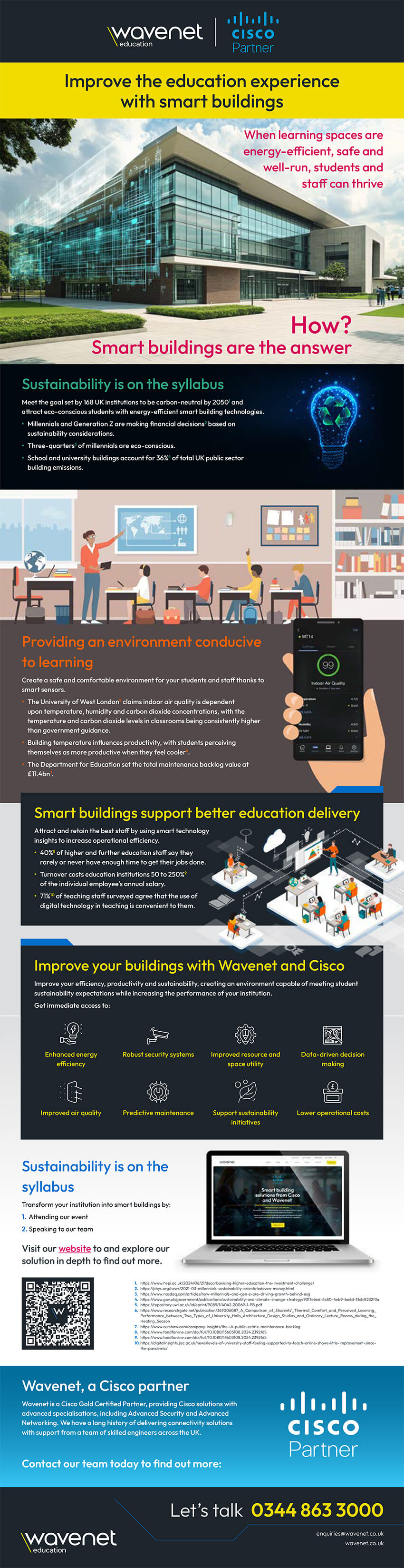 Improve the education experience with smart buildings
